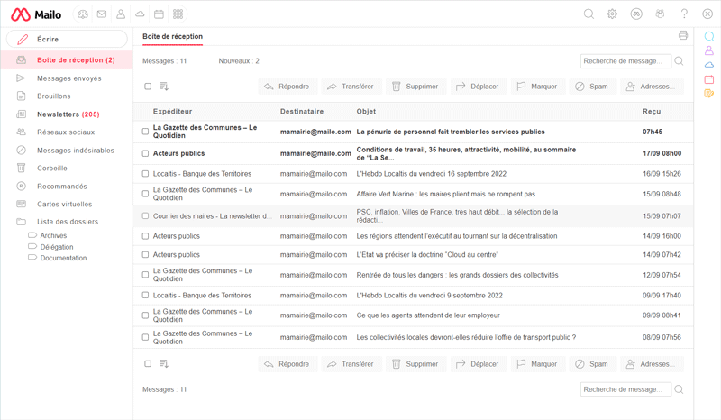 Mailo Mairies & collectivités : la messagerie collaborative souveraine ...